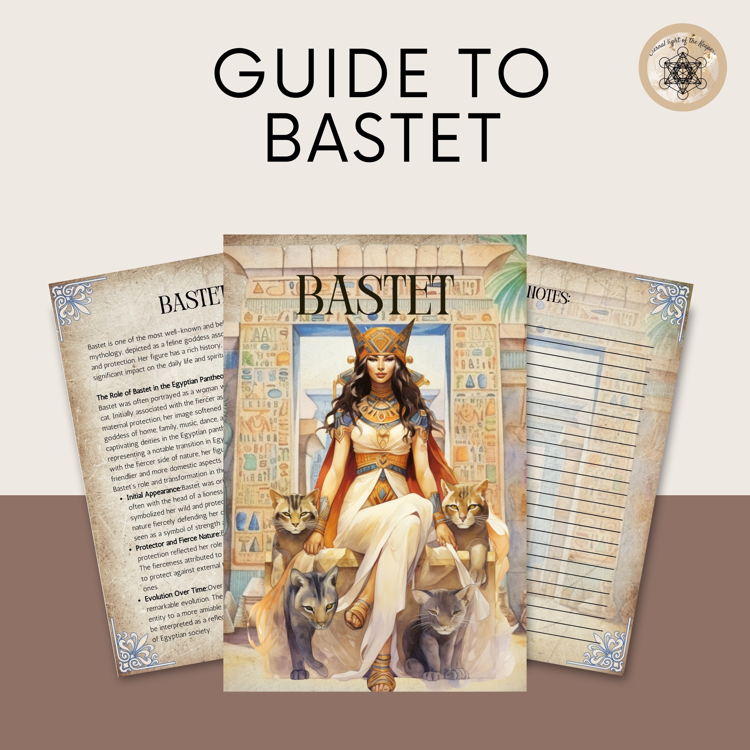 Bastet, Egyptian Gods, Egyptian Goddess , Ancient Egyptian Gods, Egyptian Hieroglyphics, Digital ...