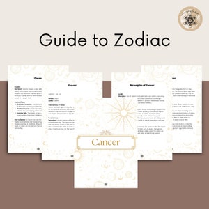Cancer Zodiac Sign Astrology Guide, Comprehensive Horoscope Book, Learn ...