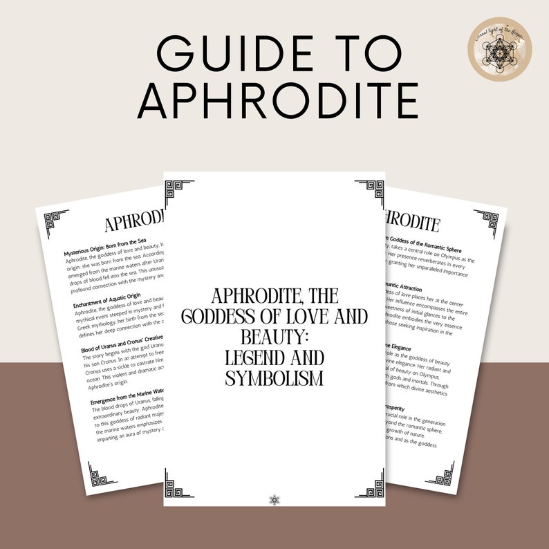 Aphrodite, Ancient Greek, Greek Goddess, Ancient Greek Gods, Greek Mythology Digital Grimory ...