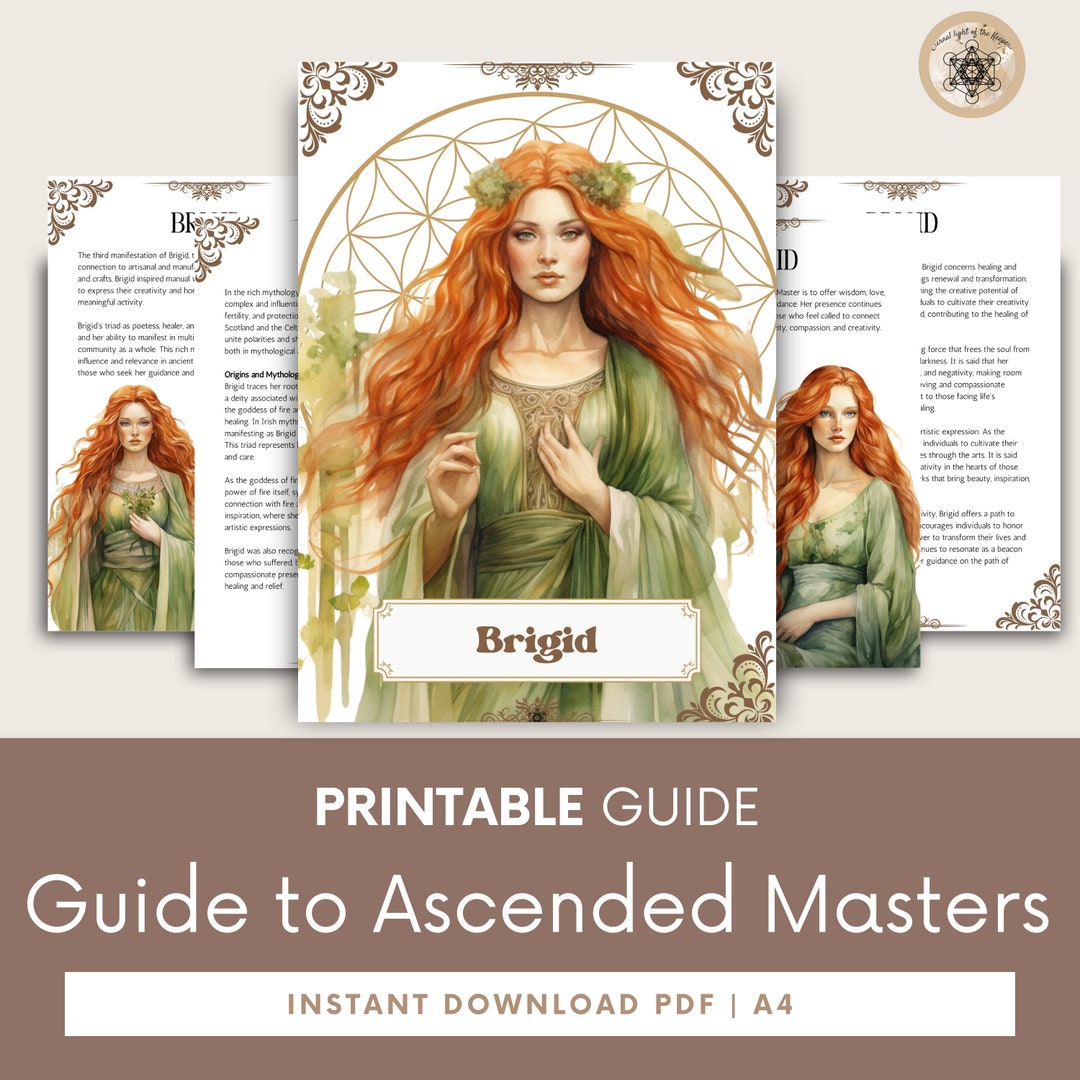 Brigid: Guide to Ascended Masters, Spiritual Guidance, Celtic Mythology, Spirituality Books ...