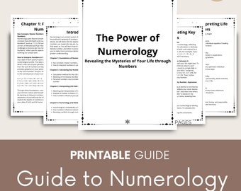 Complete Numerology Guide, Printable Numerology Guide, Learn Numerology ...