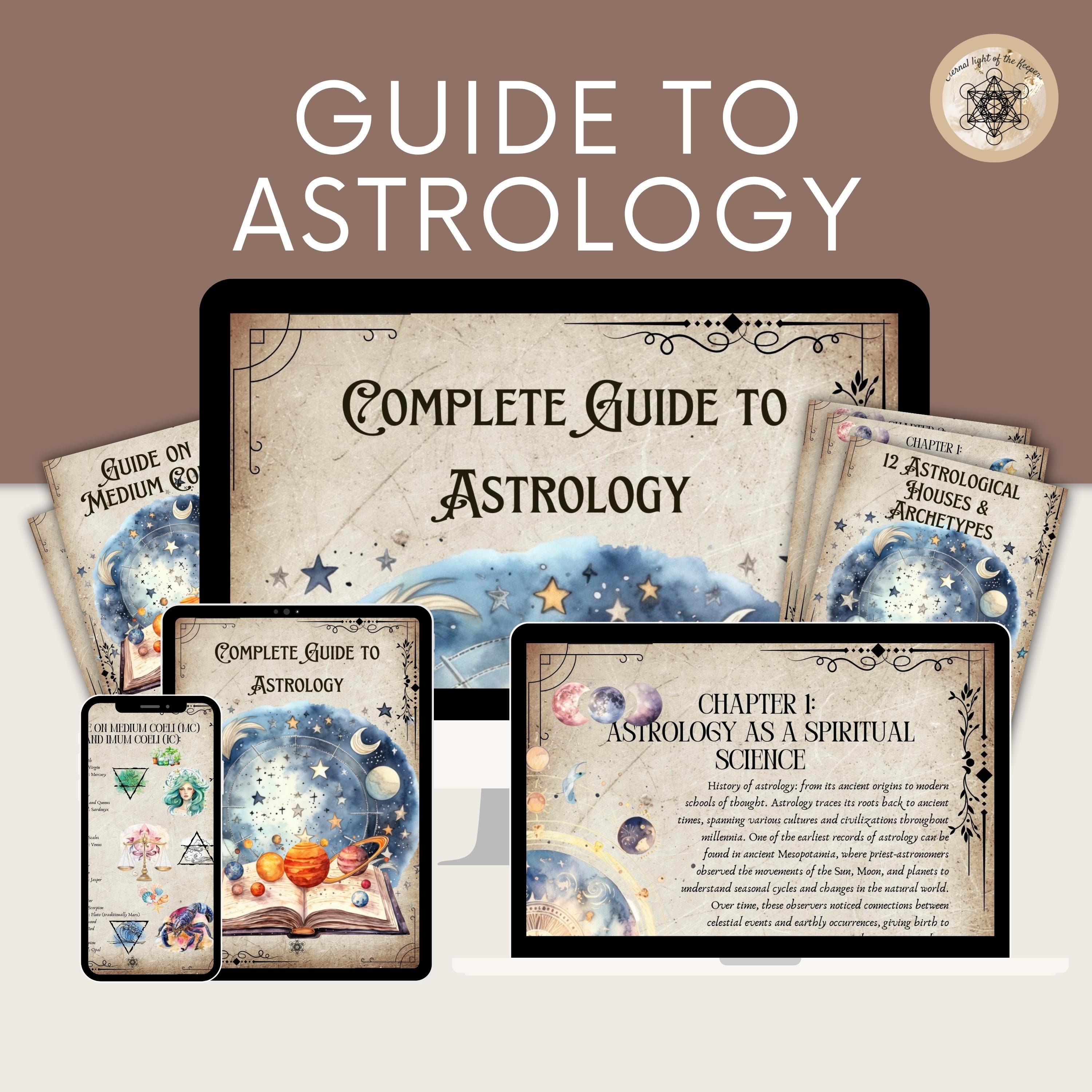 Printable Astrology Guide Detailed Astrology PDF Workbook & Journal for ...