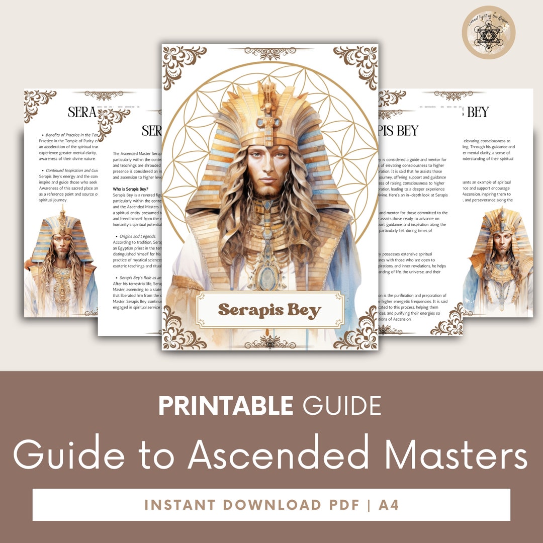Serapis Bey: Guide to Ascended Masters, Spiritual Guidance ...
