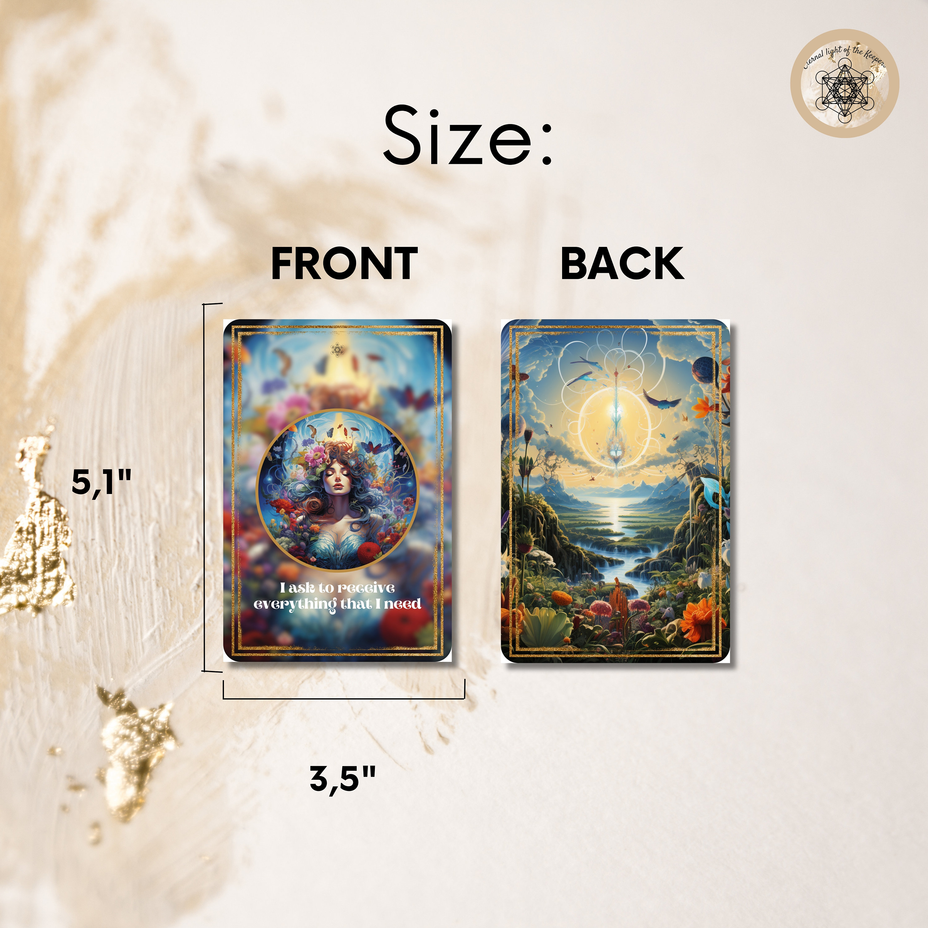 Oracle Cards of Abundance, Printable Cards Deck, Manifest Abundance ...