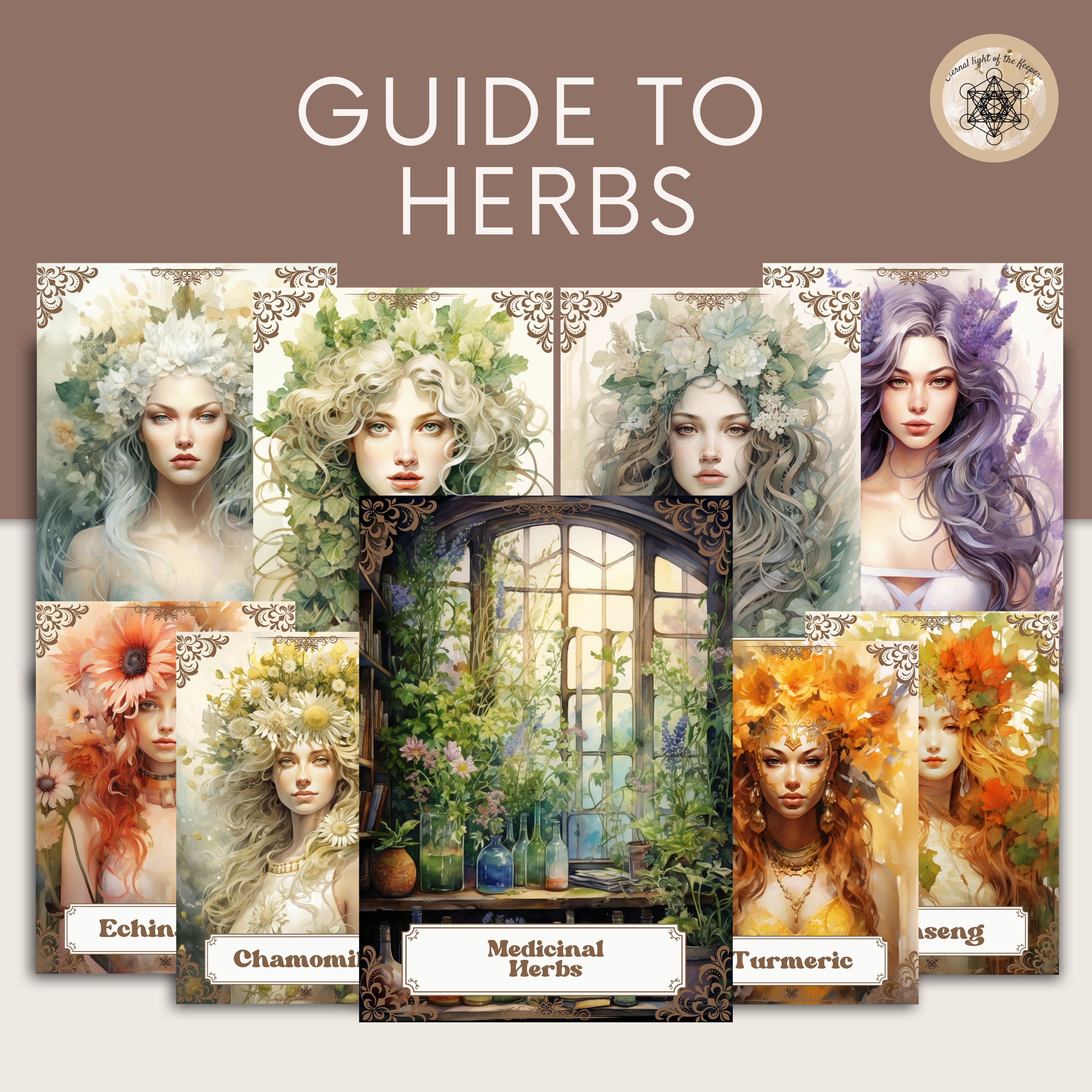 Printable Herbal Medicine Guide: A4 PDF on Medicinal Herbs, Herbal ...