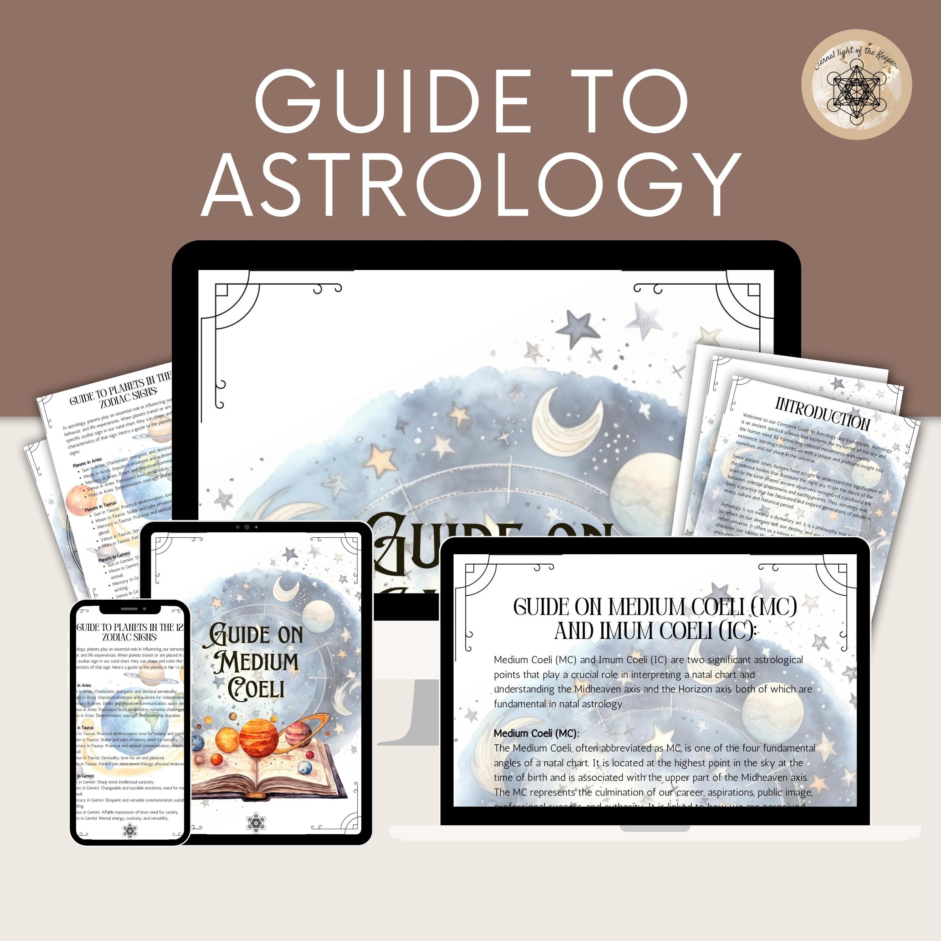 Printable Astrology Guide Detailed Astrology PDF Workbook & Journal for ...