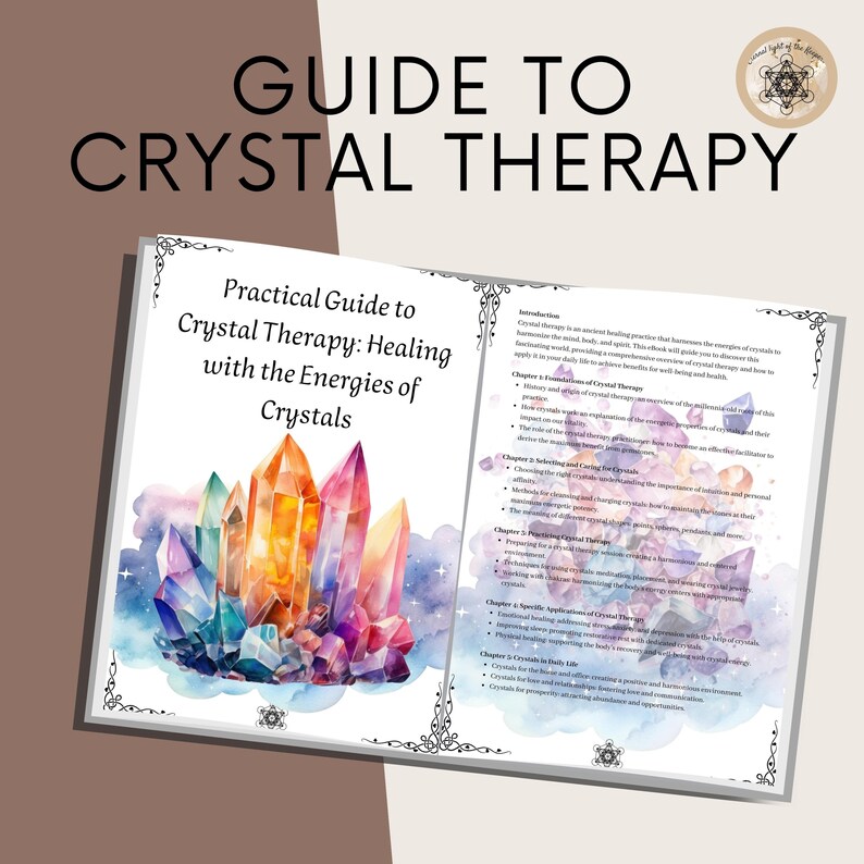 Printable Guide to Crystal and Gemstone Therapy: Comprehensive A4 PDF ...