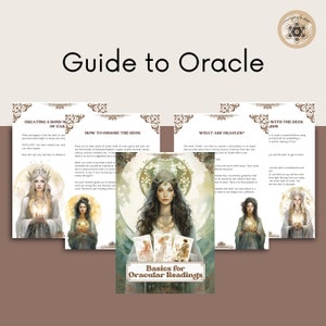 Printable Oracle Journal - Comprehensive Workbook for Card Readings ...