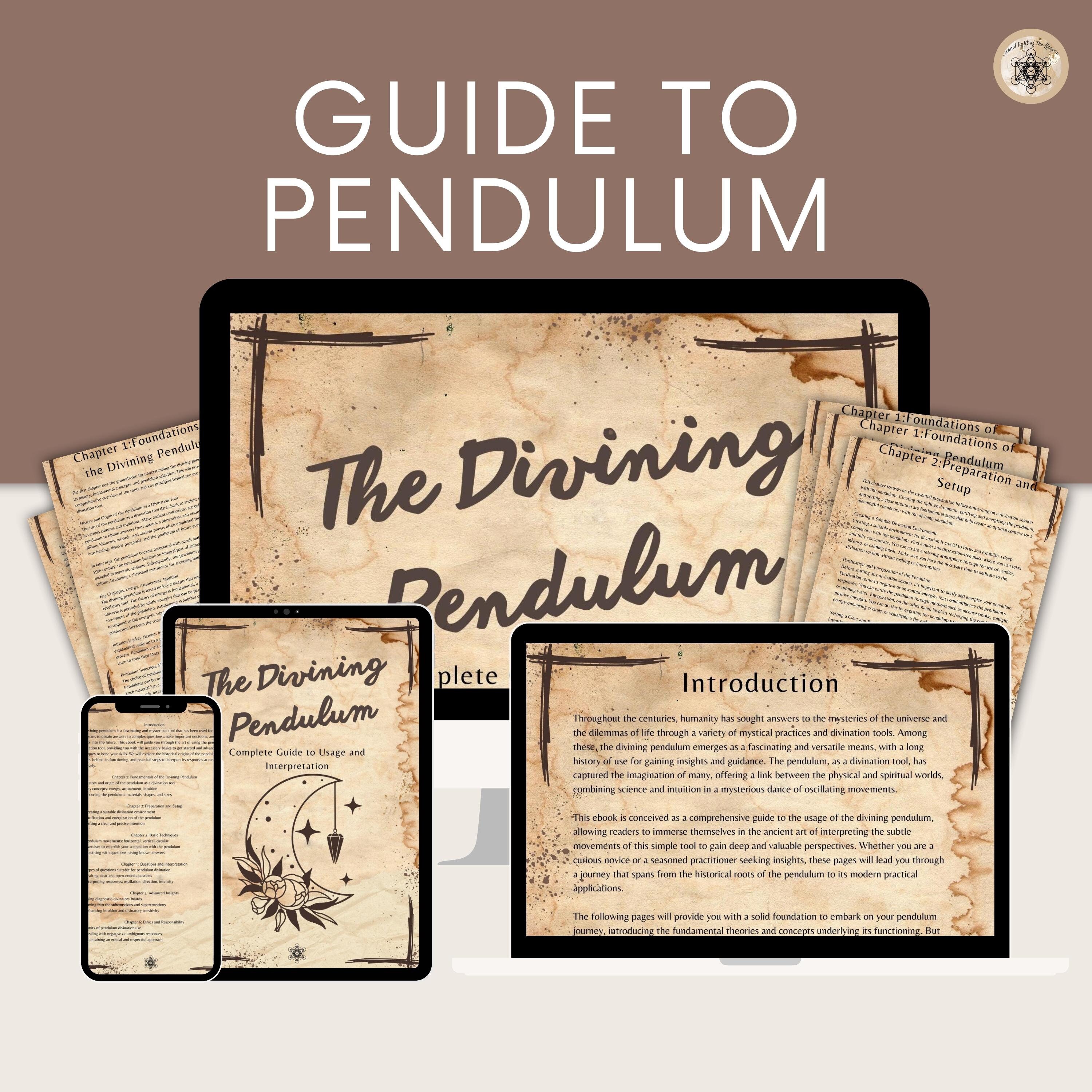 Printable Guide to Pendulum Pendulum PDF Download for - Etsy