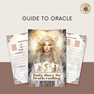 Printable Oracle Journal - Comprehensive Workbook for Card Readings ...
