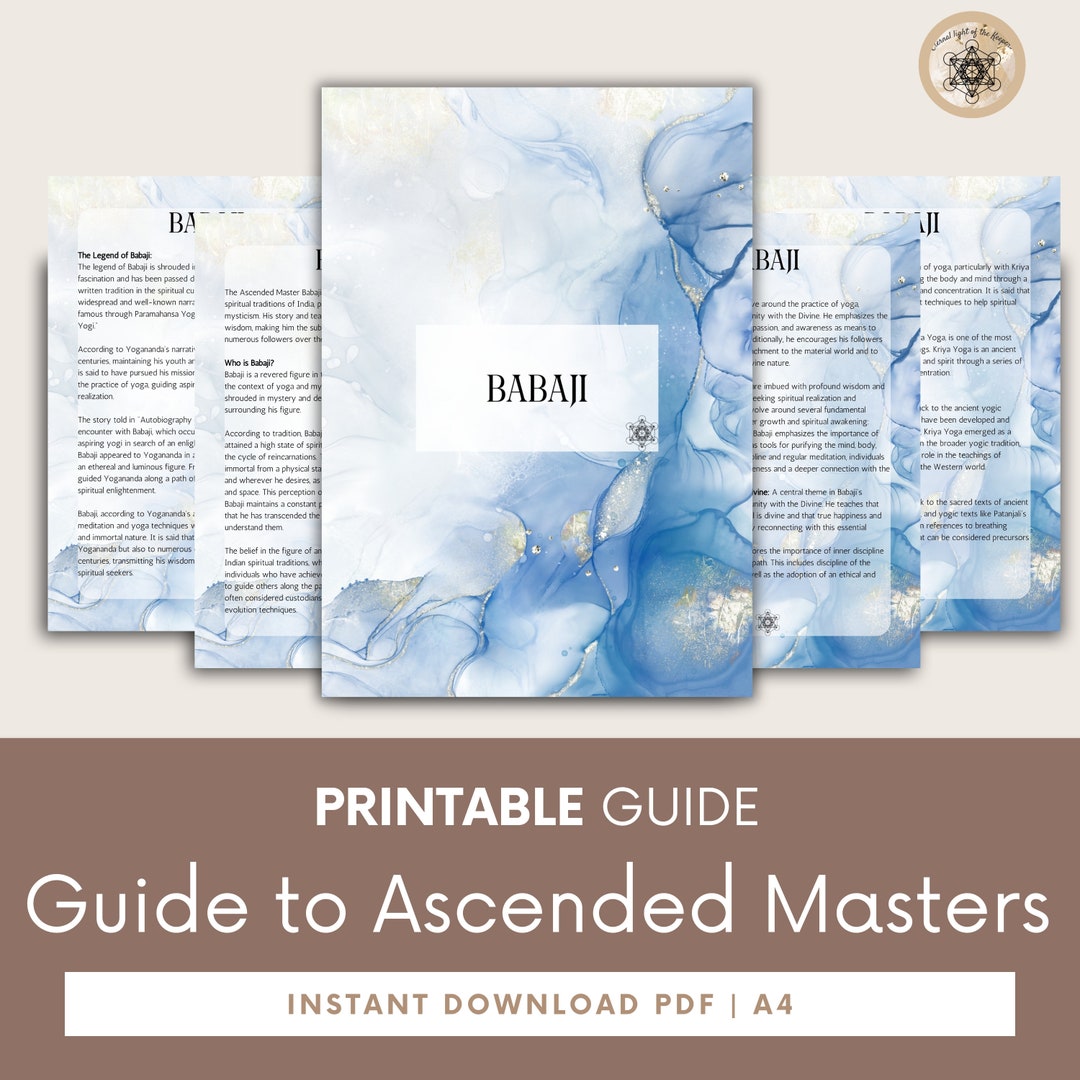 Babaji: Guide to Ascended Masters, Spiritual Guidance, Hindu Gods ...