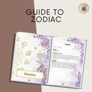 Printable Zodiac Guide Detailed Zodiac PDF, Zodiac Signs and Their ...