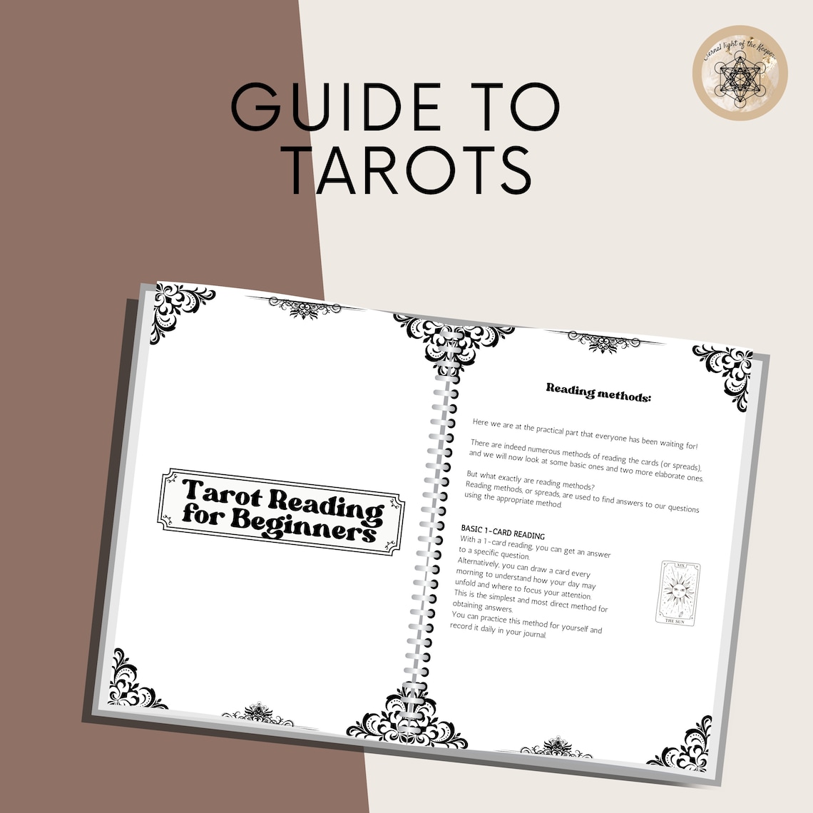 Printable Tarots for Beginners Guide Comprehensive A4 PDF Guide to ...