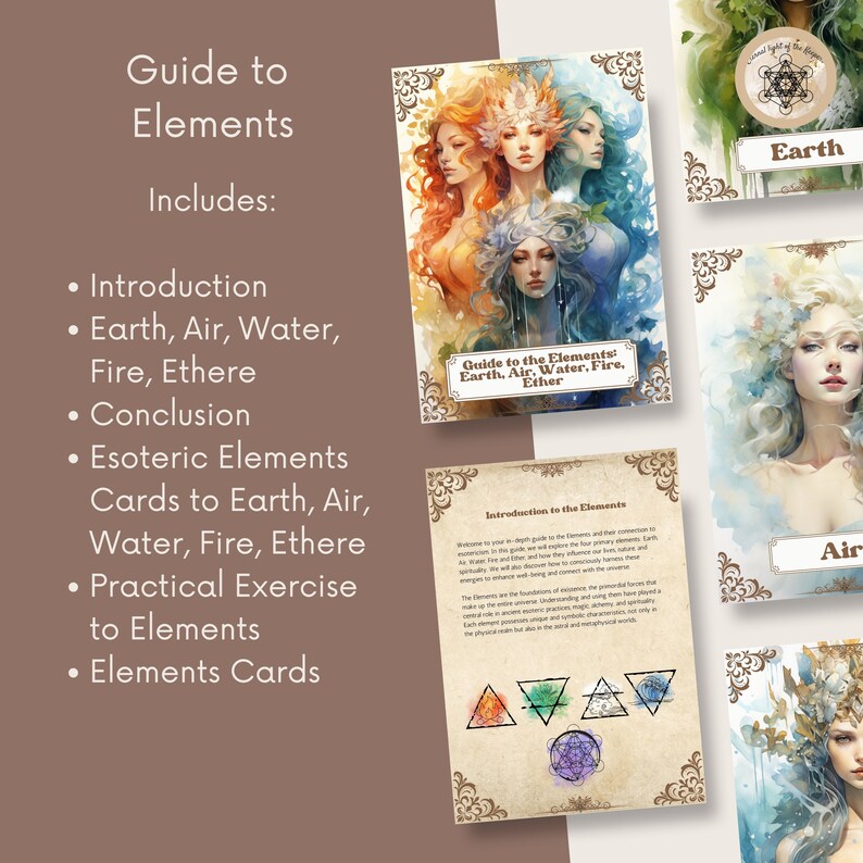 The Four Elements: Air, Water, Earth, Fire, Elements, 4 Elements, Book ...