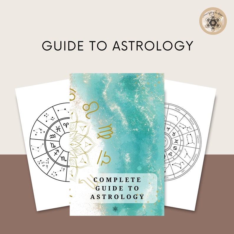 Printable Astrology Guide Detailed Zodiac PDF Workbook & Journal for ...