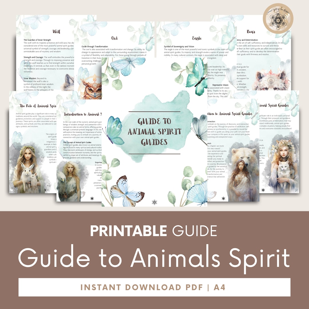 Spirit Animal Guide, Spirit Guides, Spiritual Guidance, Spirit Guides ...
