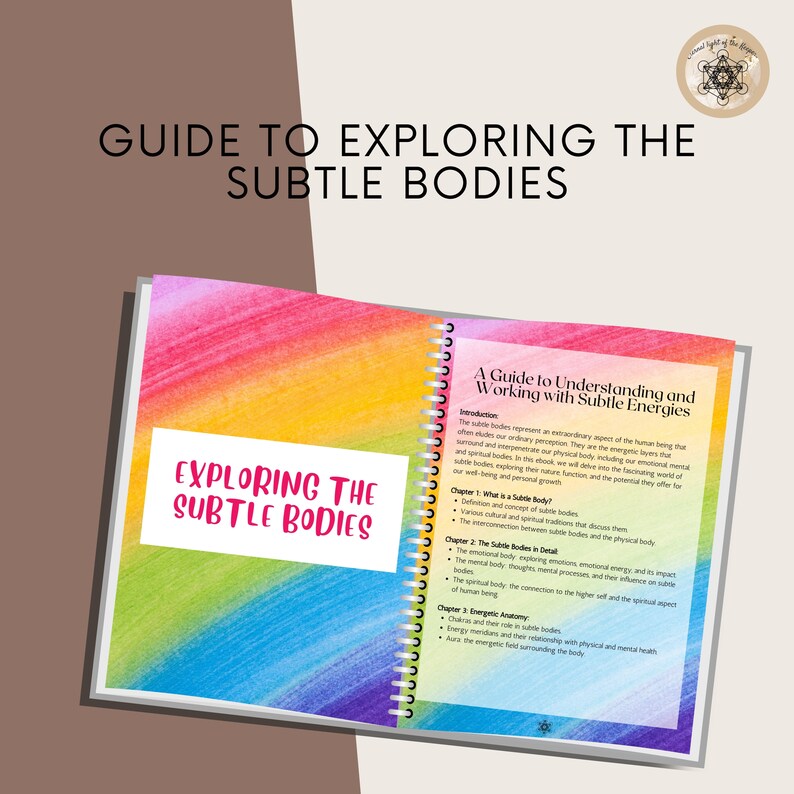 Subtle Body Guide, Aura and Energy Healing (digital PDF) - Etsy