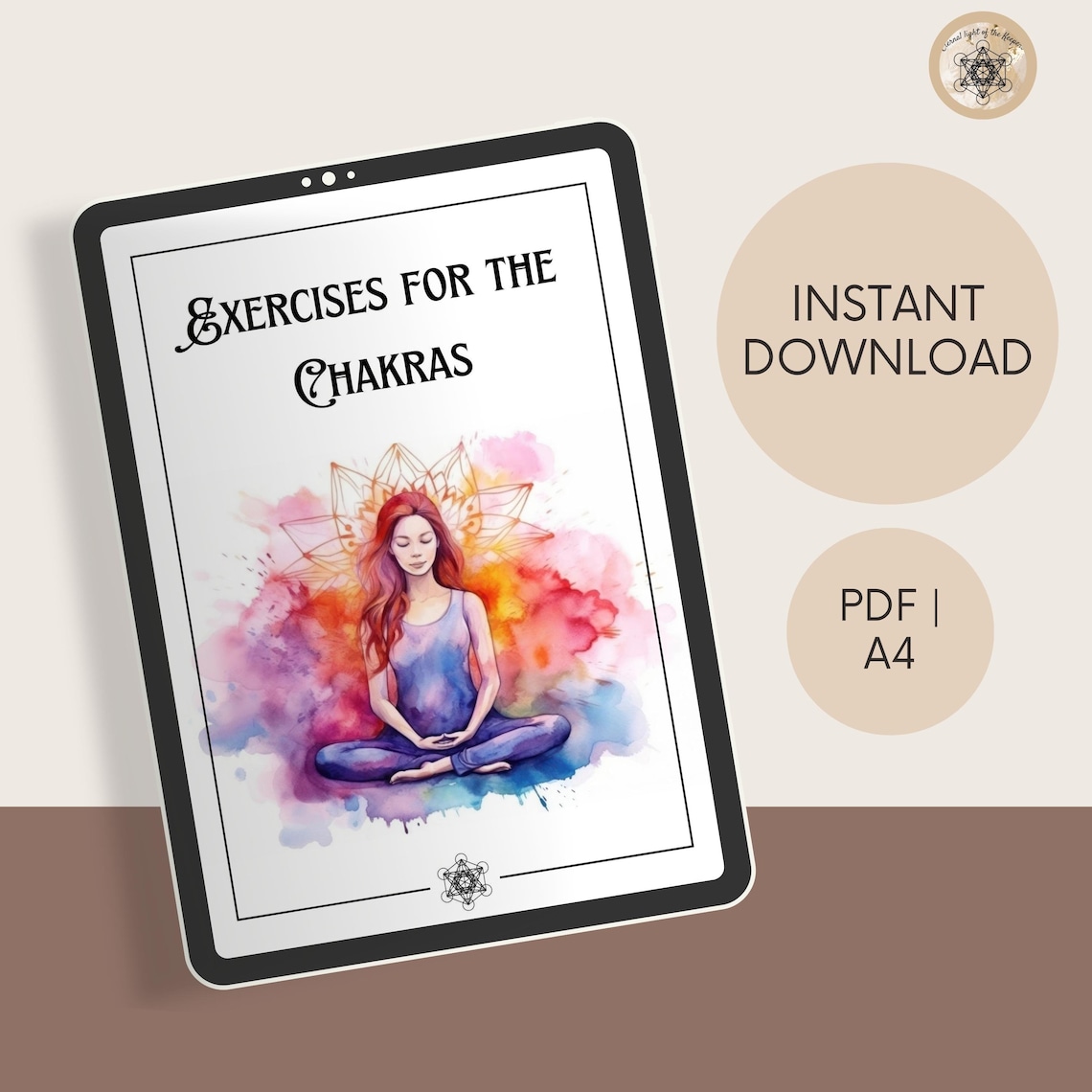 Printable Chakra Guide Detailed PDF A4 Guide for Seven - Etsy