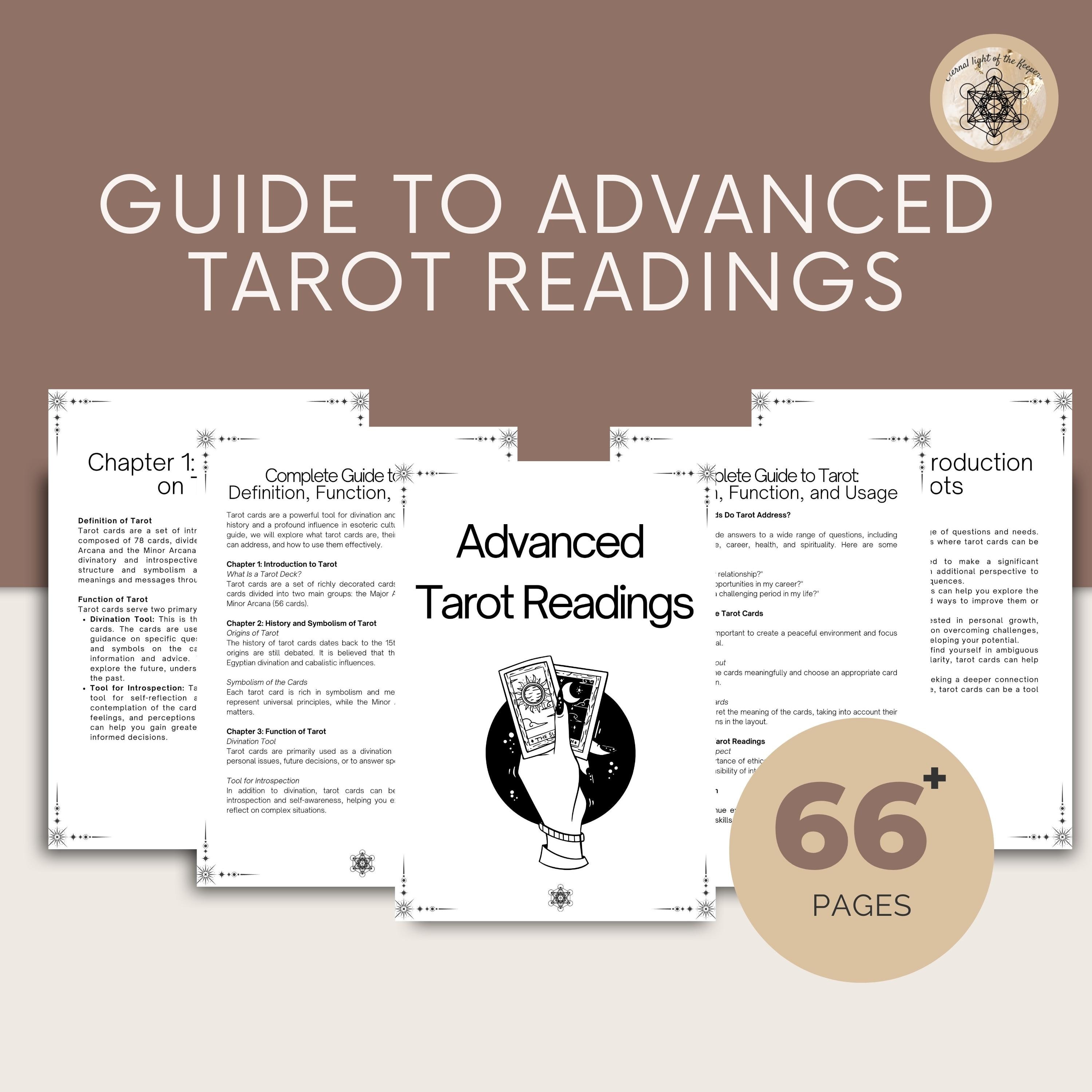 Printable Tarots Guide Engaging PDF Guide on Tarot Card Reading, Guide ...