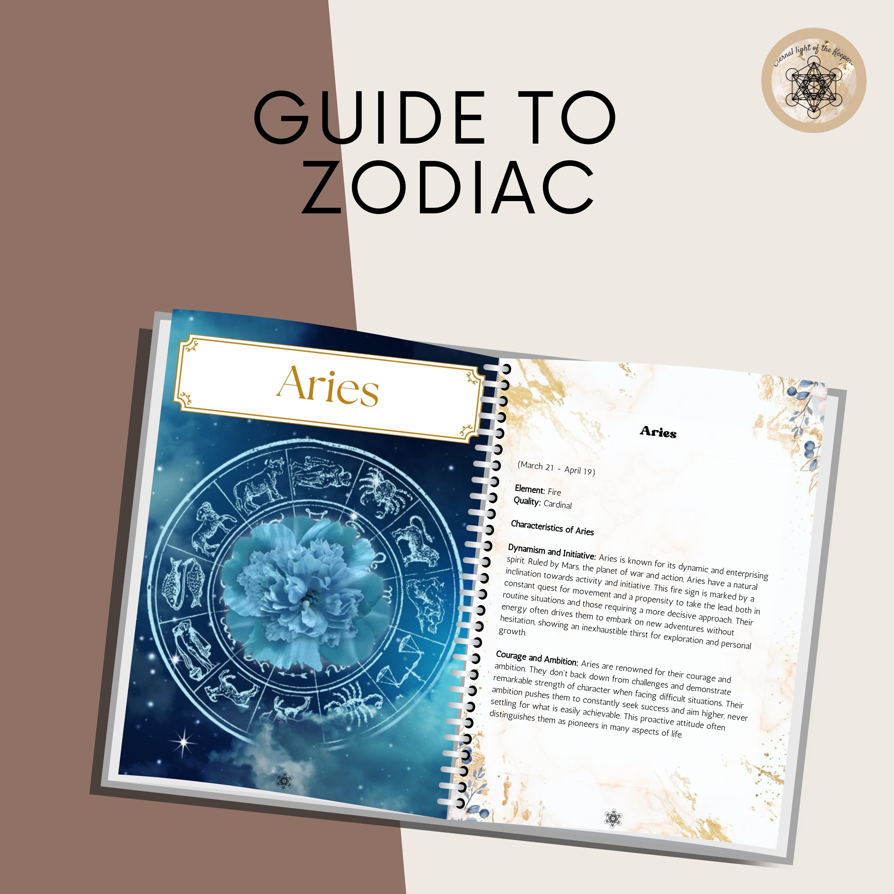Printable Zodiac Guide Detailed Zodiac PDF, Zodiac Signs and Their ...