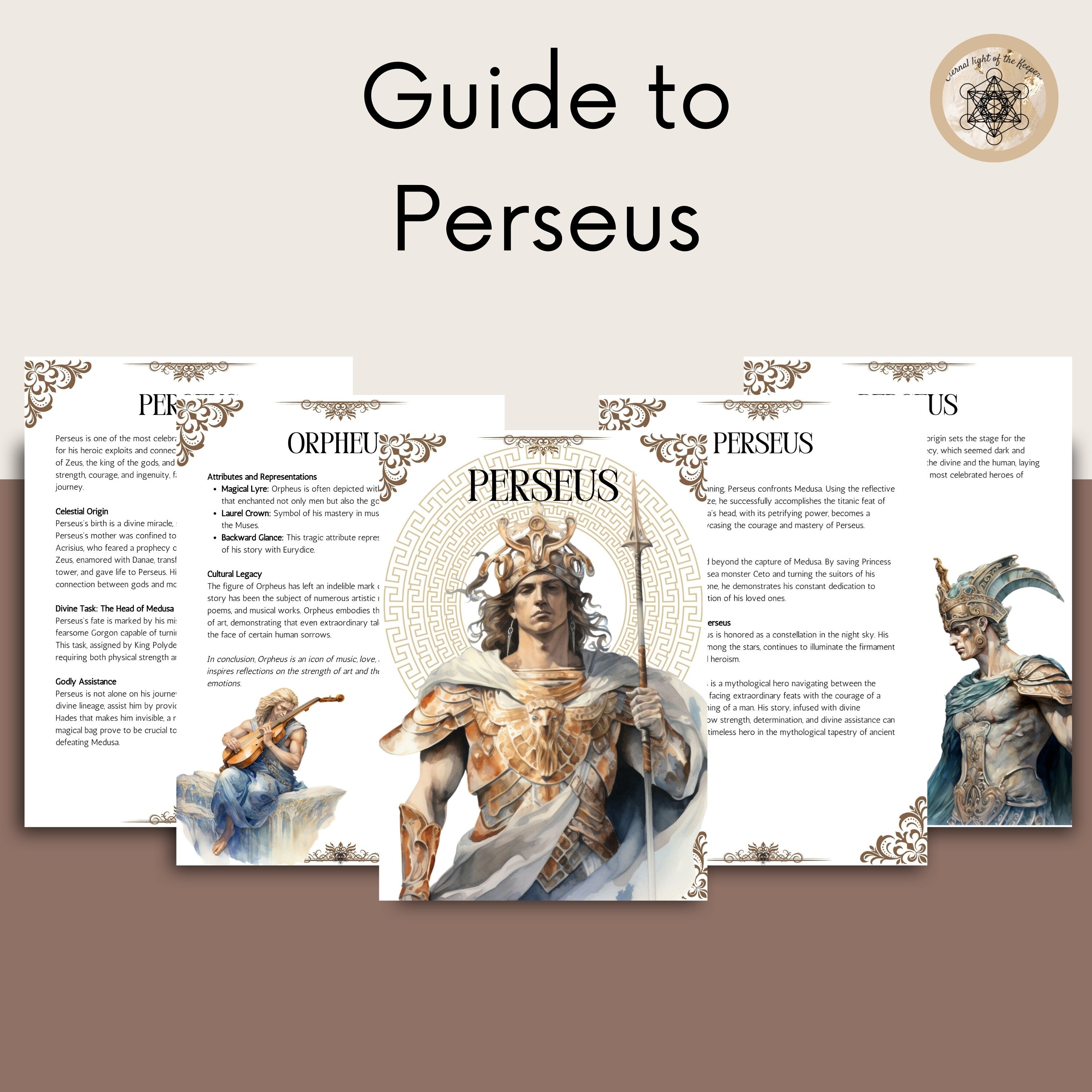 Perseus, Ancient Greek, Greek Gods, Ancient Greek Gods, Greek Mythology, Digital Grimory Pages ...
