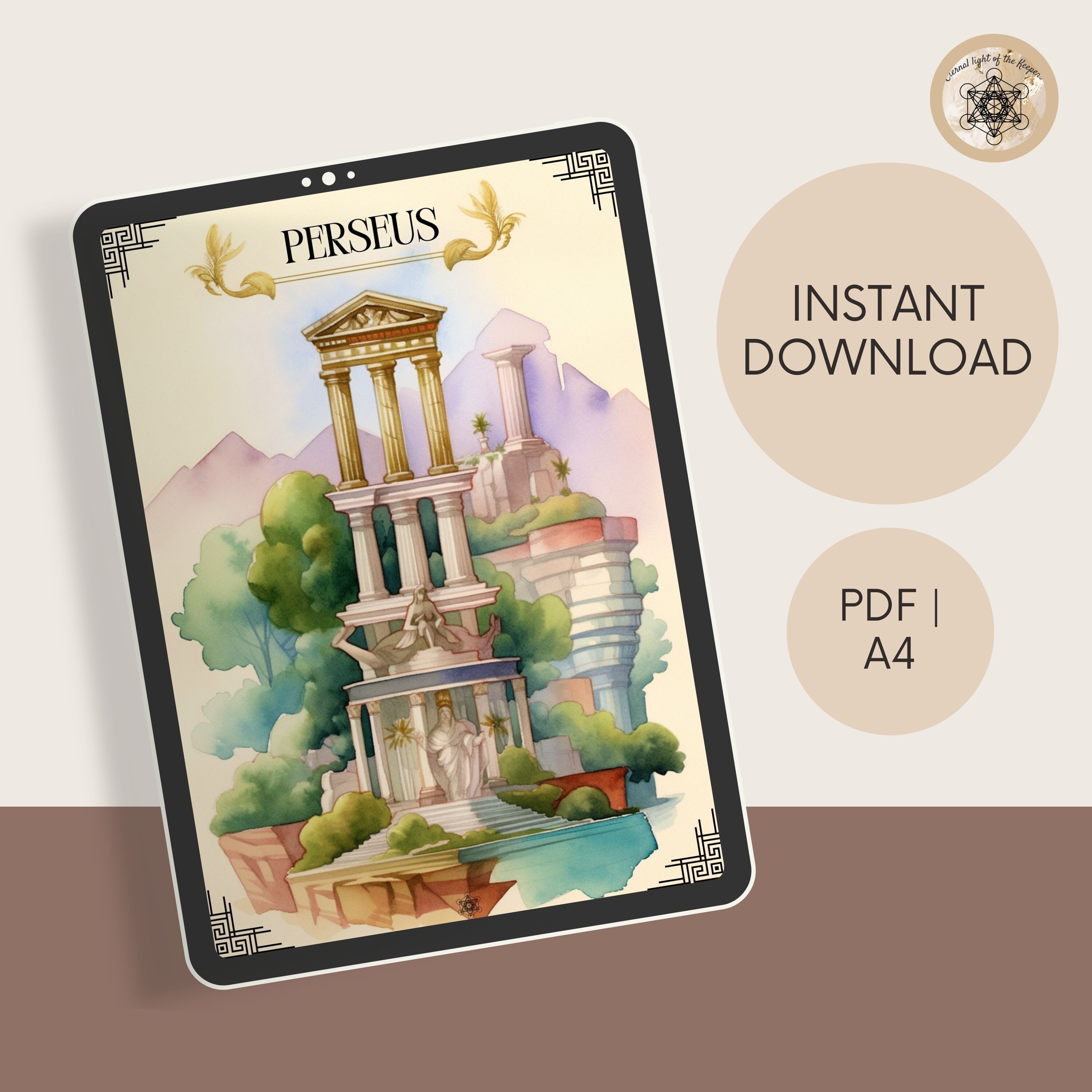 Perseus, Ancient Greek, Greek Gods, Ancient Greek Gods, Greek Mythology, Digital Grimory Pages ...