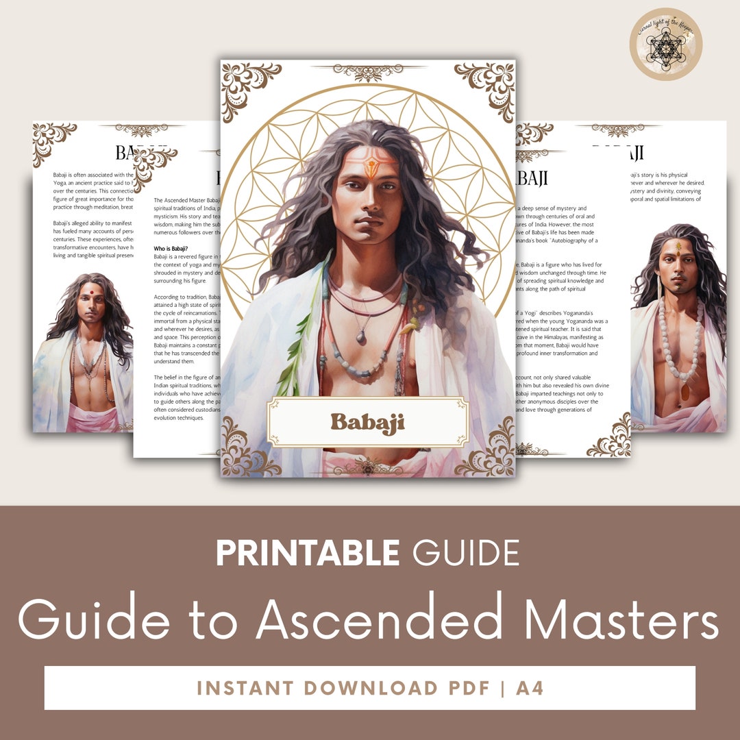 Babaji: Guide to Ascended Masters, Spiritual Guidance, Hindu Gods ...