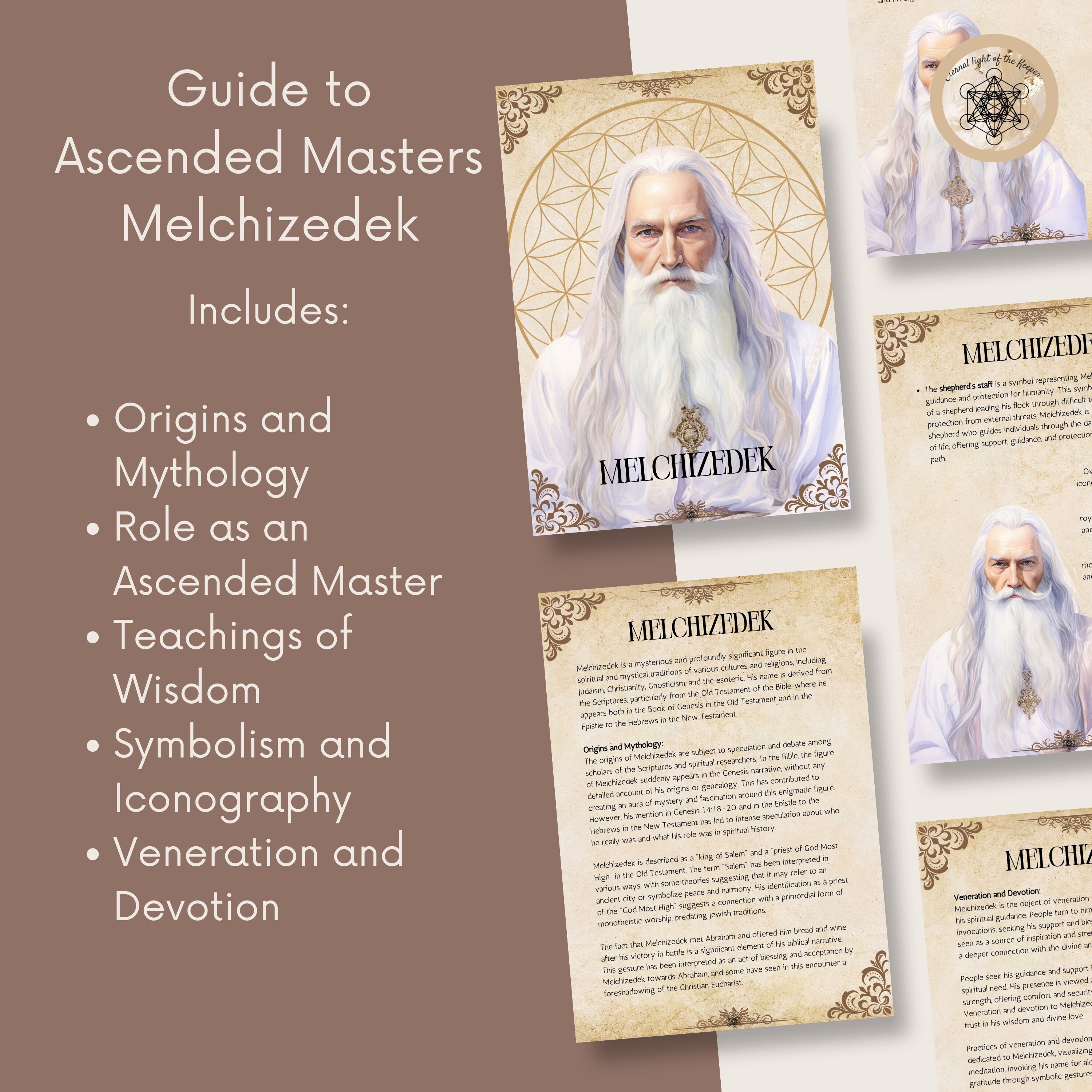 Melchizedek: Guide to Ascended Masters, Spiritual Guidance, Hindu Gods, Spirituality Books ...