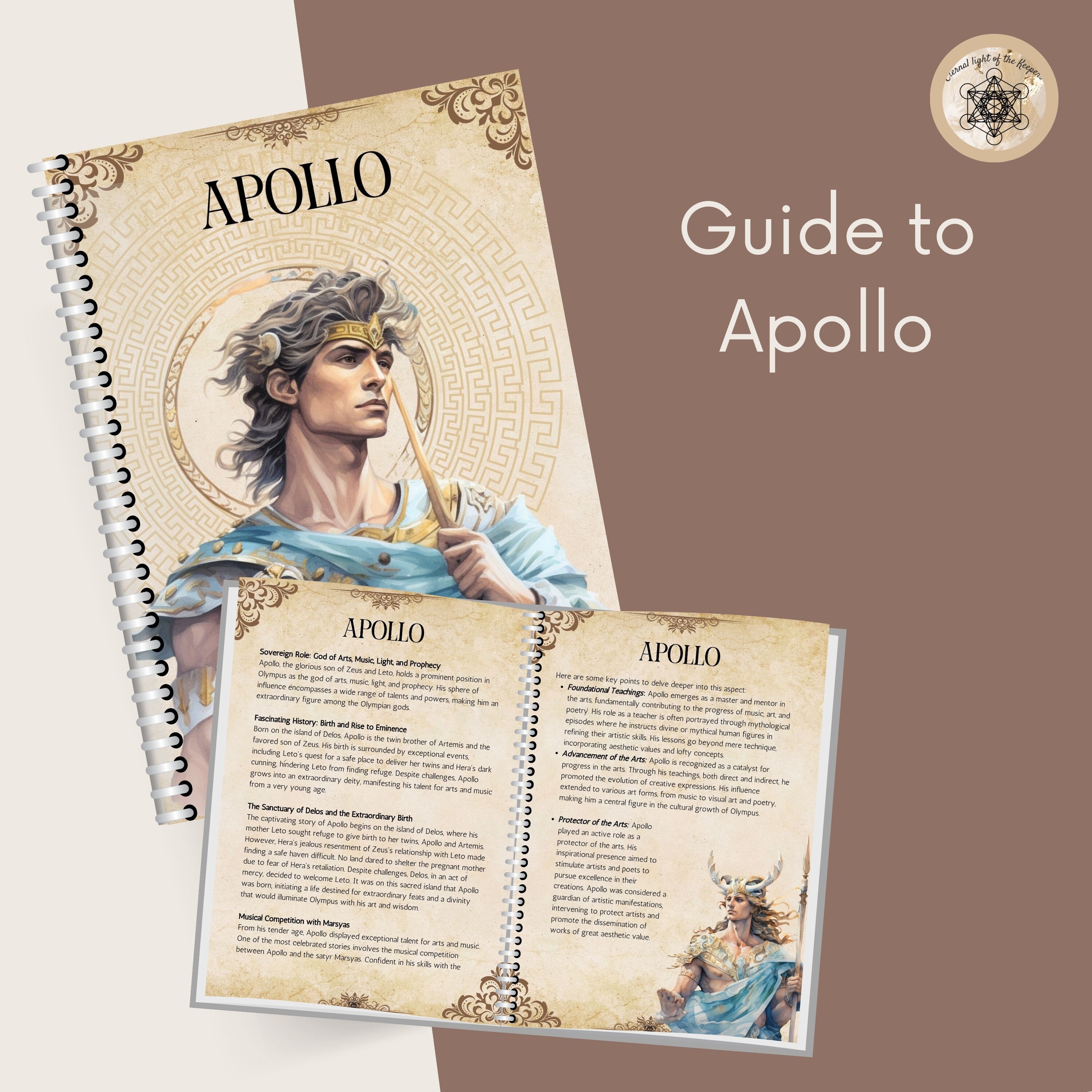 Apollo, Greek God Digital Guide (PDF). - Etsy