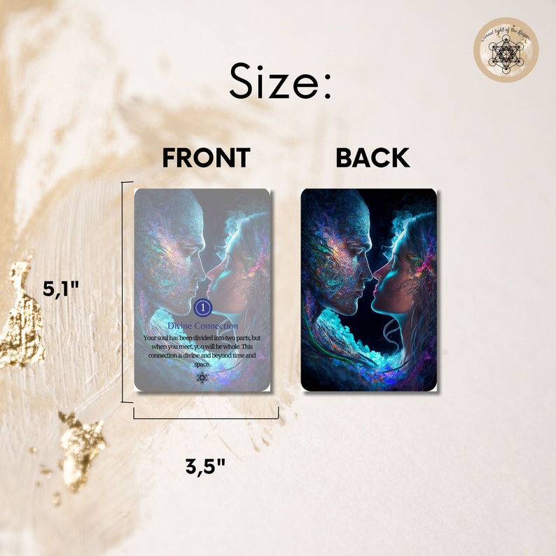The Twin Flame Oracle Cards, Printable Twin Flame Oracle Deck, Oracle ...