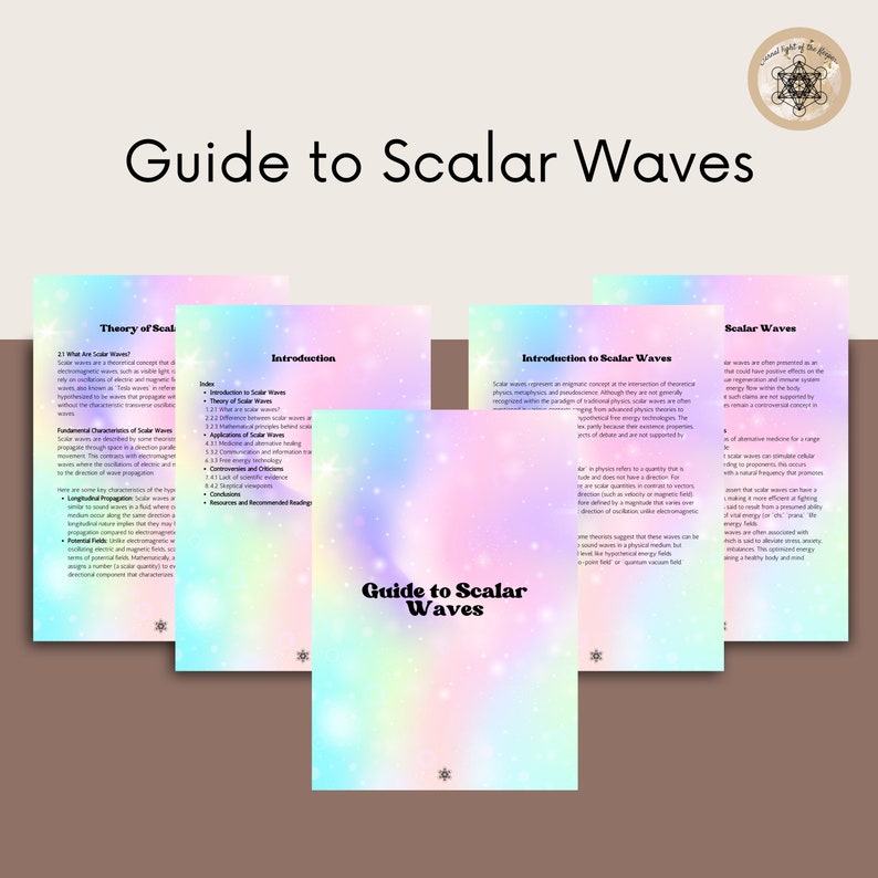 Scalar Waves Guide, Energy Healing, Tesla Technology (digital Guide) - Etsy
