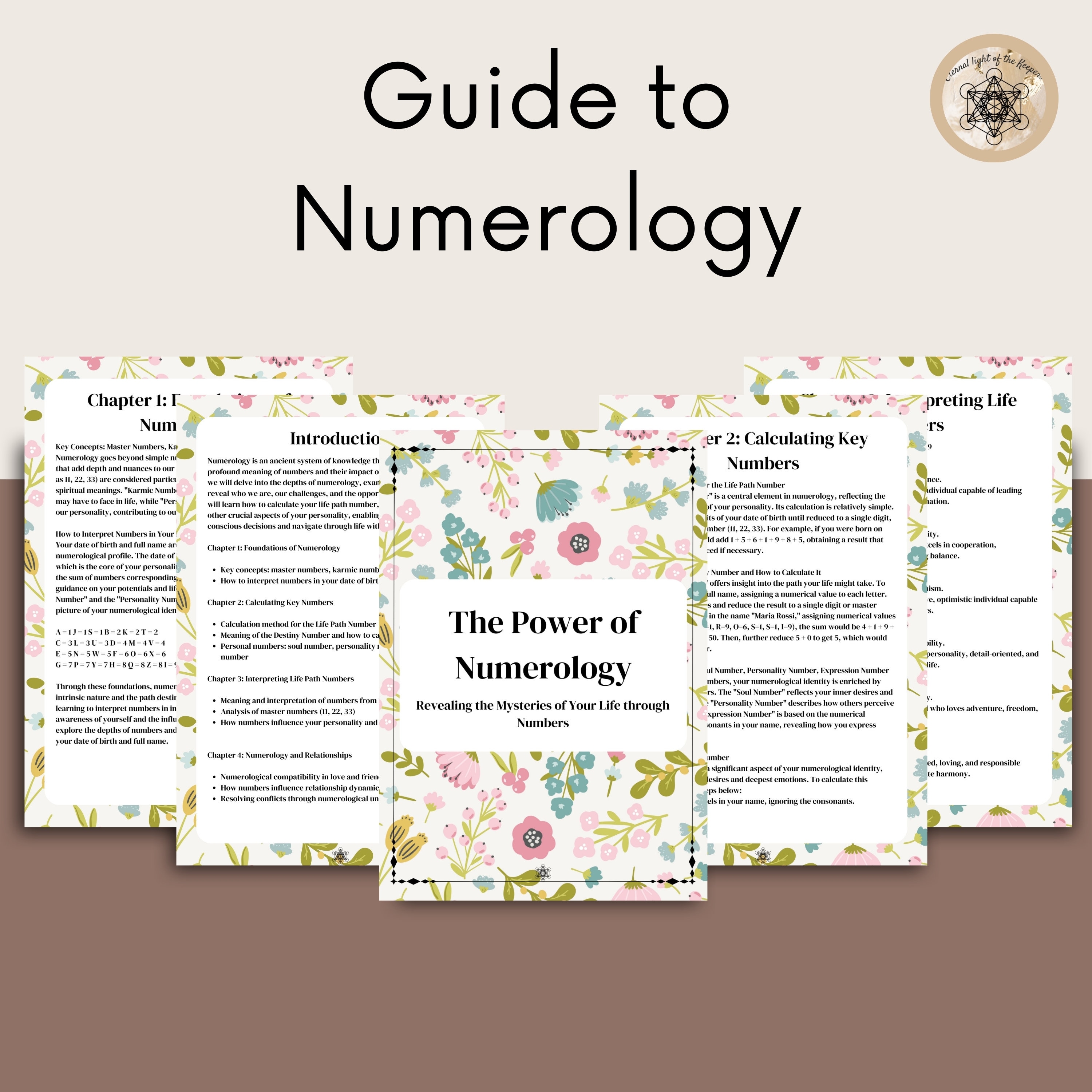 Complete Numerology Guide, Printable Numerology Guide, Learn Numerology ...
