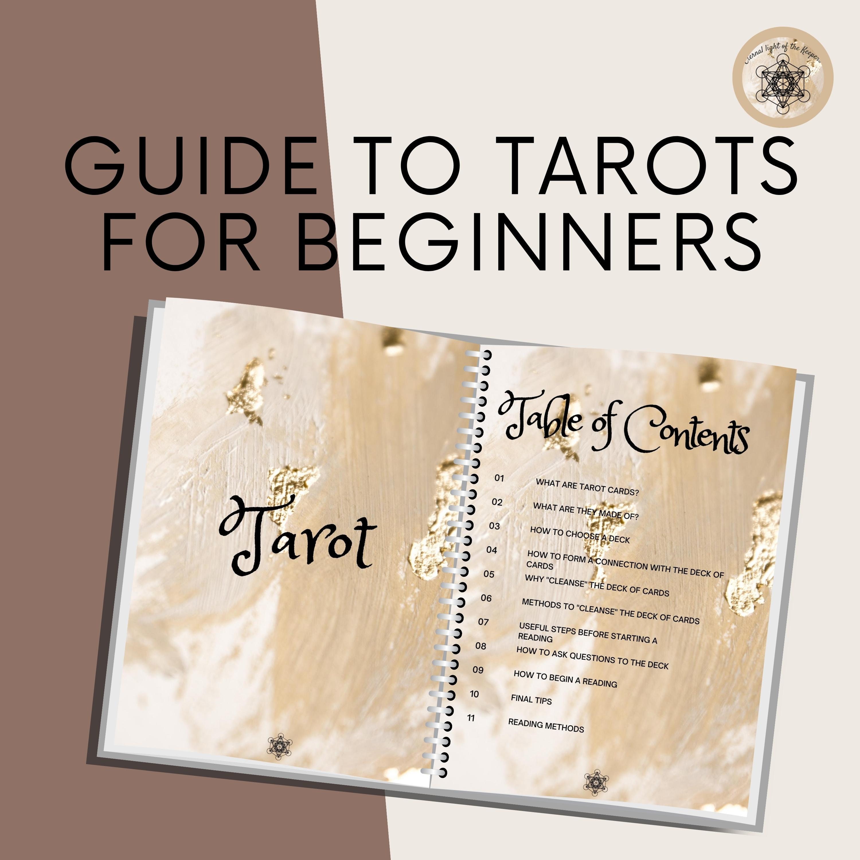 Printable Tarots for Beginners Guide Comprehensive A4 PDF - Etsy
