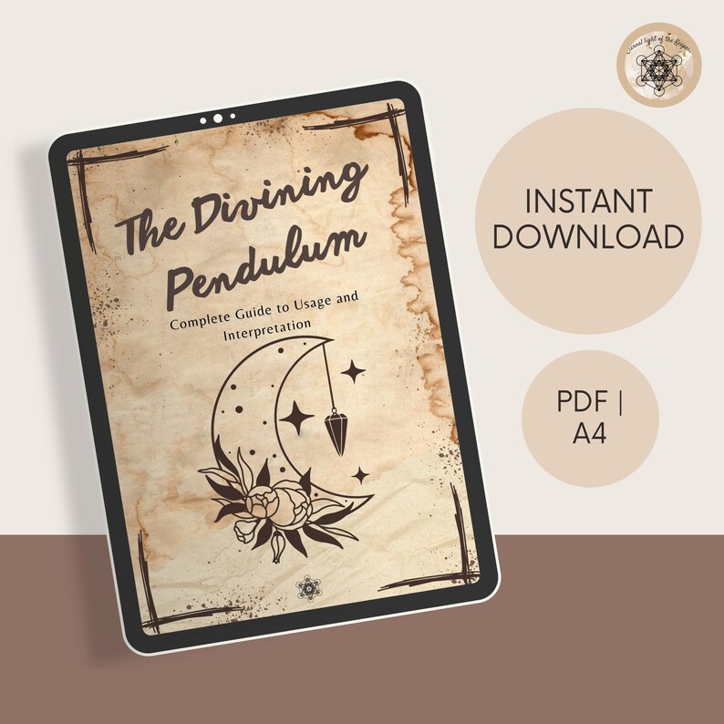 Printable Guide to Pendulum Pendulum PDF Download for Intuition Enhancement, Pendulum Guide With ...