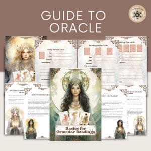 Printable Oracle Journal - Comprehensive Workbook for Card Readings ...