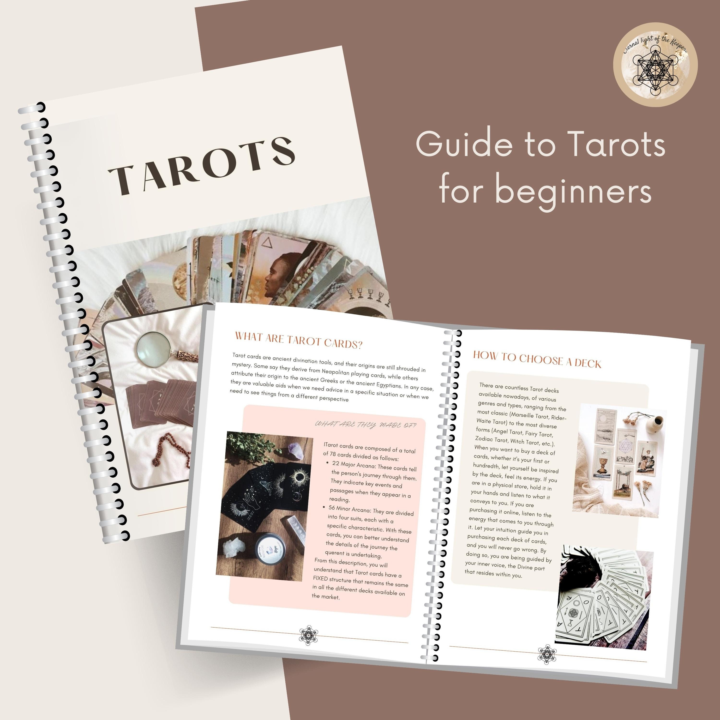 Printable Tarots for Beginners Guide Comprehensive A4 PDF Guide to ...