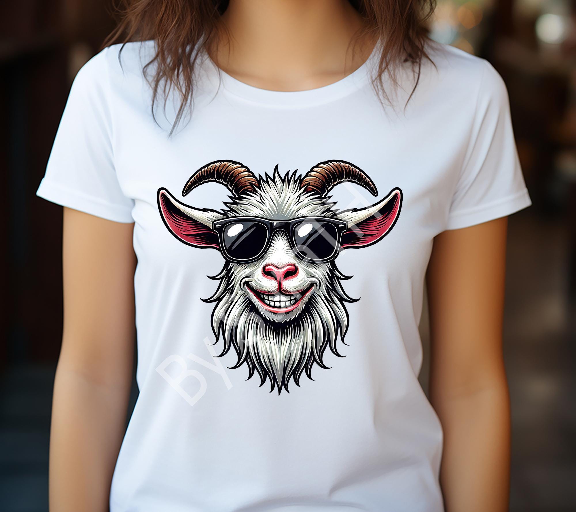 Cool Goat PNG, Funny Goat Clipart, Goat Sunglasses, Goat Smiling PNG ...