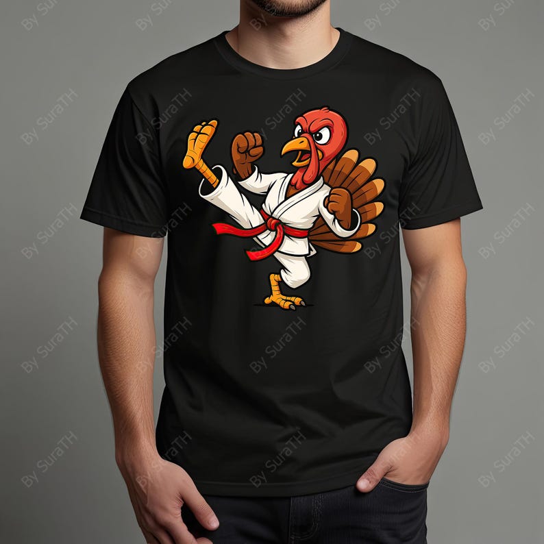 Turkey Kick PNG, Funny Turkey Thanksgiving Clipart, Digital Download ...