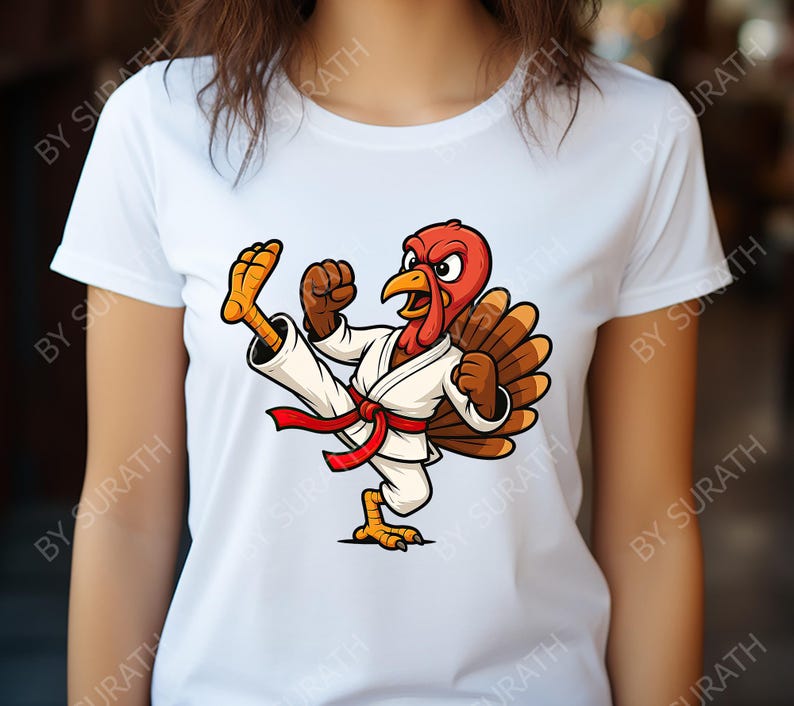 Turkey Kick PNG, Funny Turkey Thanksgiving Clipart, Digital Download ...