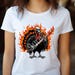 Scary Turkey PNG, Fire on Turkey, Samurai Turkey, Thanksgiving Clipart ...