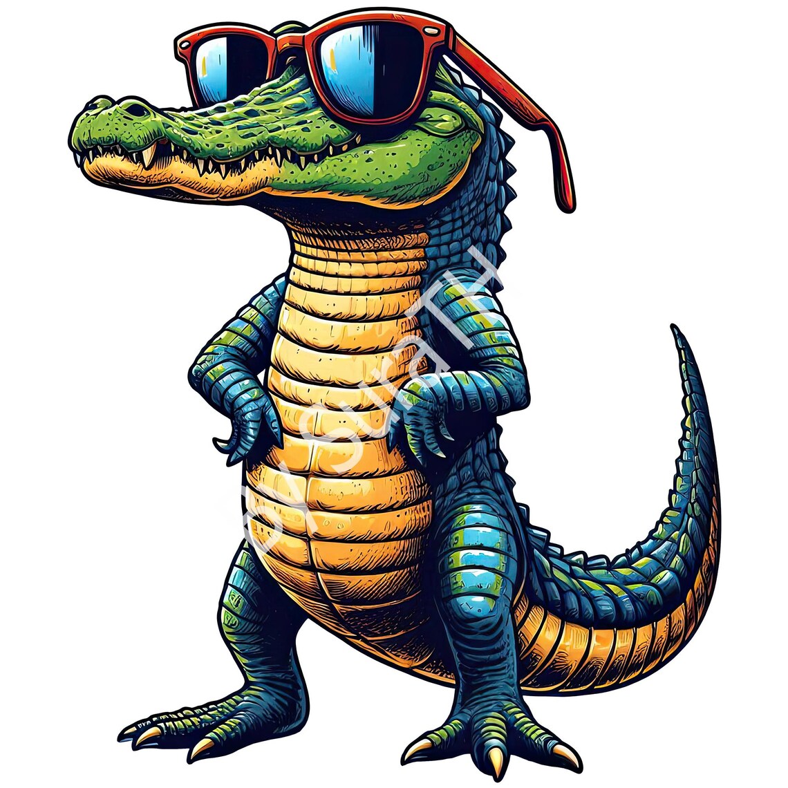 6 Cool Alligator PNG, Funny Alligator Clipart, Cool Crocodile PNG ...