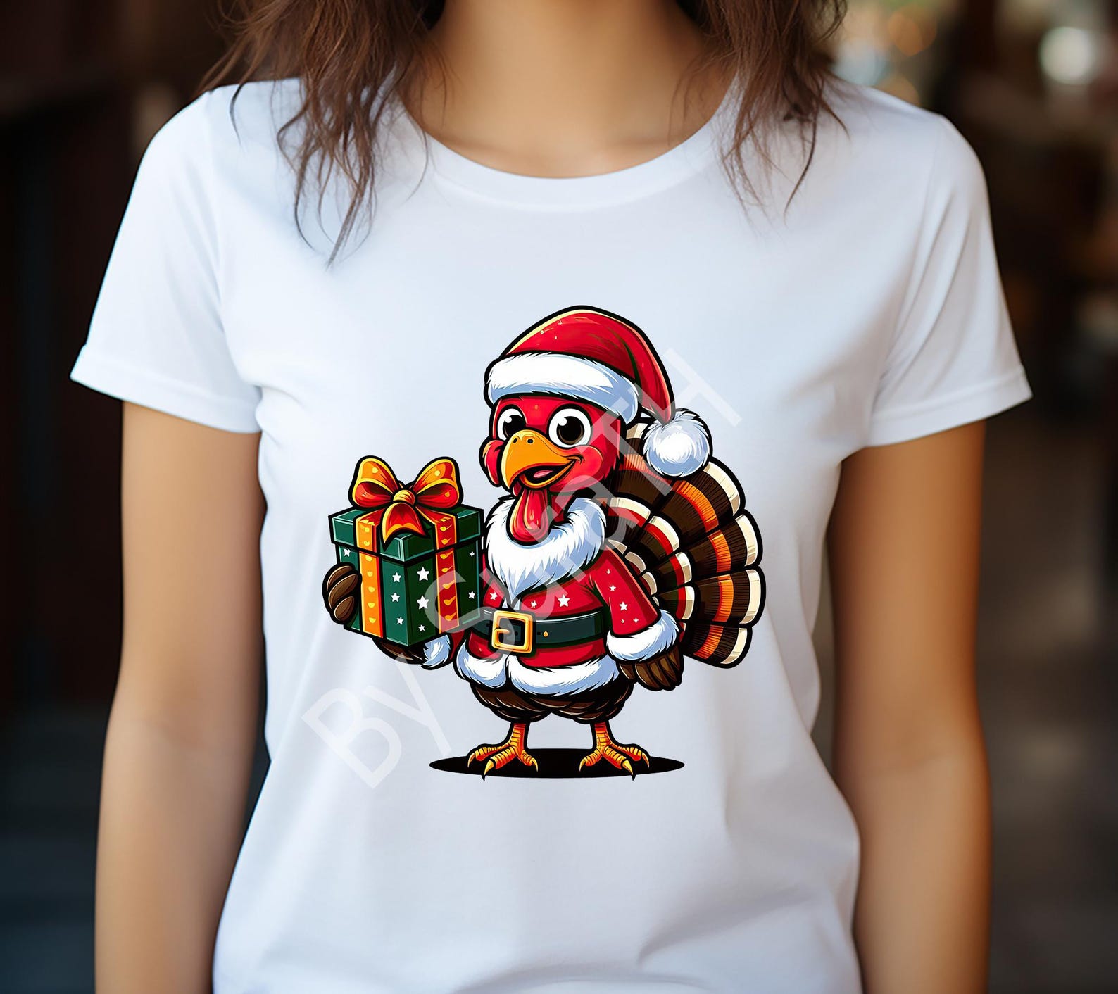 Santa Turkey PNG, Funny Thanksgiving Clipart (digital Download) - Etsy