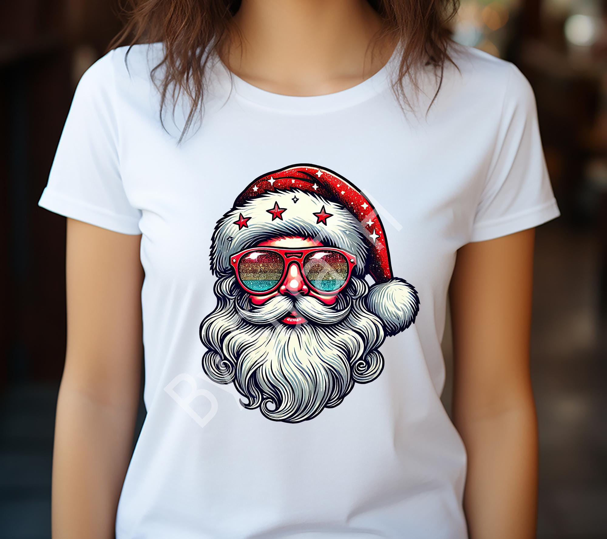 Cool Santa PNG, Retro Santa Clipart, Funny Santa Face, Santa Claus ...