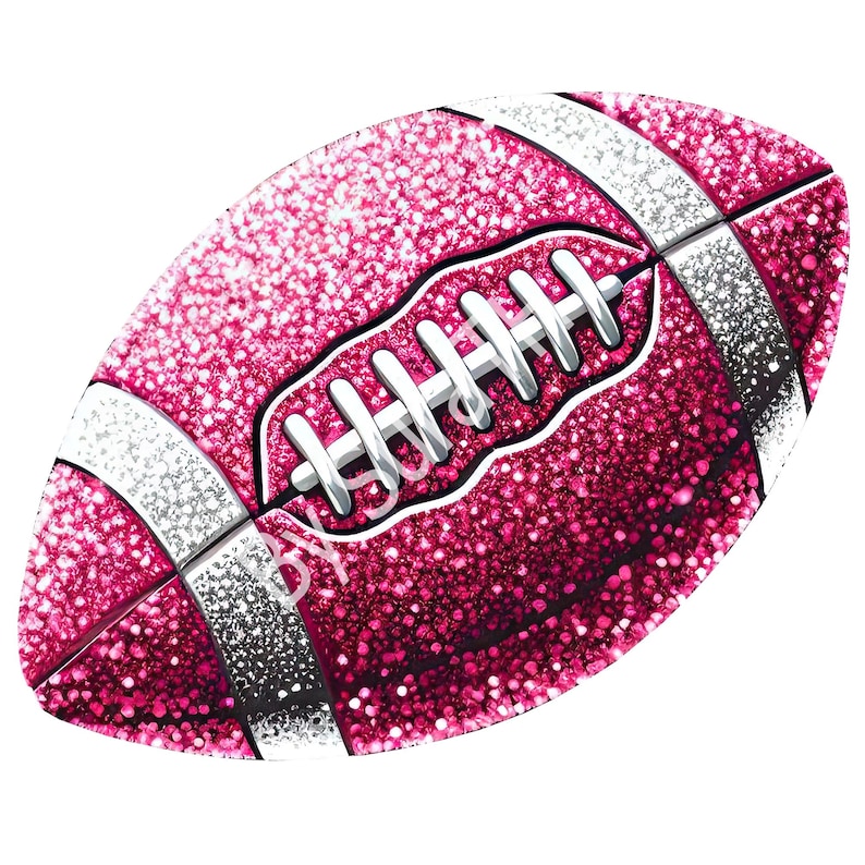 Pink Football PNG: Digital Download, Printable, Sublimation Design - Etsy