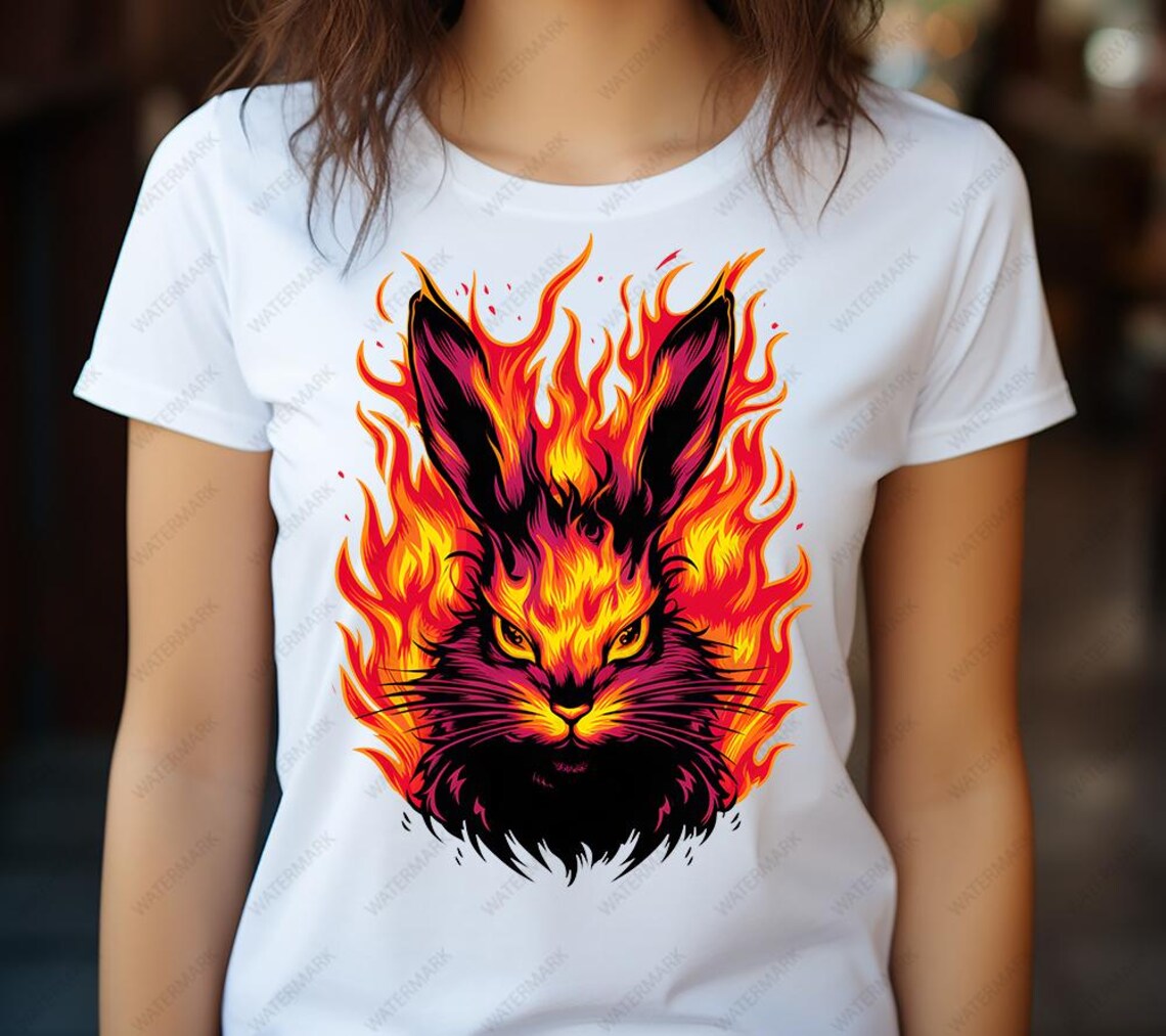 Rabbit on Fire PNG, Fire Rabbit PNG, Fire Bunny Clipart, Bunny on Fire ...