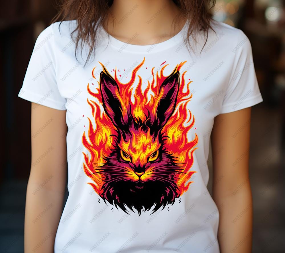 Rabbit on Fire PNG, Fire Rabbit PNG, Fire Bunny Clipart, Bunny on Fire ...