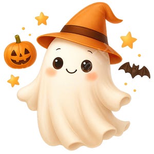 Cute Ghost Halloween Png Funny Ghost Clipart Digital Download
