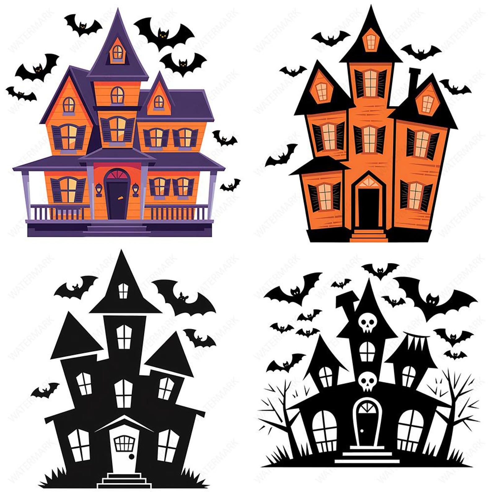 8 Haunted House PNG, Haunted House Clipart, Haunted Mansion PNG ...