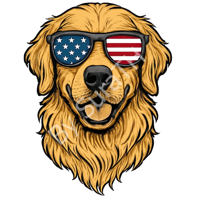 Dog American Flag Glasses - Etsy