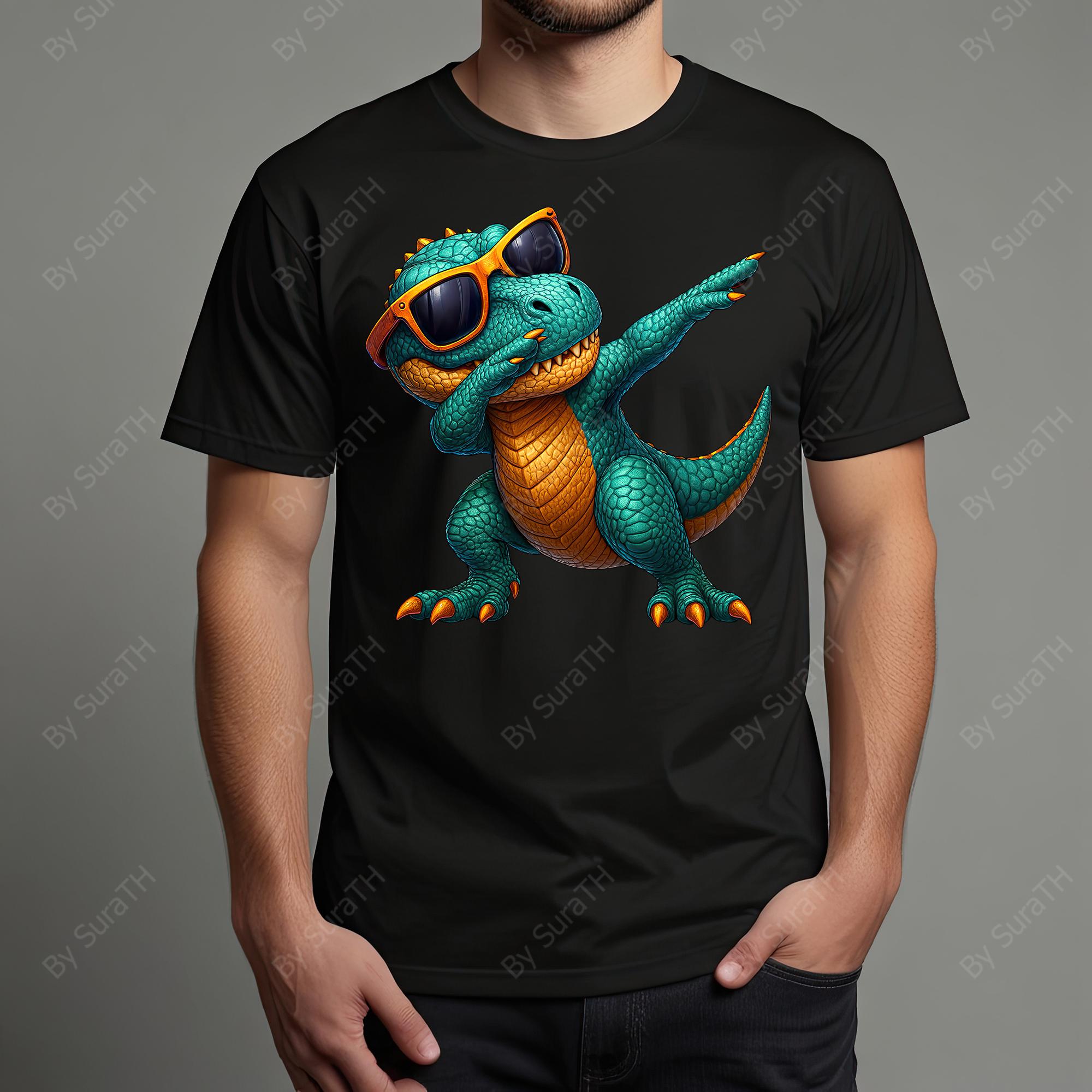 Dabbing Dinosaur T-rex PNG, Funny T-rex Clipart, Digital Download ...